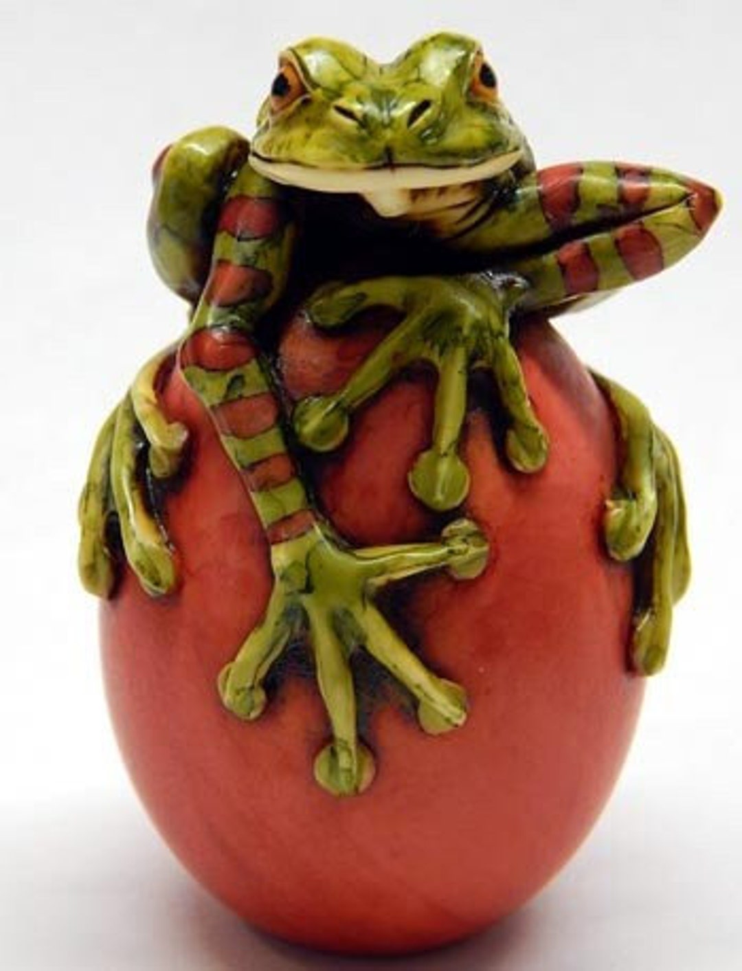 Artist Neil Eyre Eyredesigns Easter Egg Pastel Red Green Spotted ...