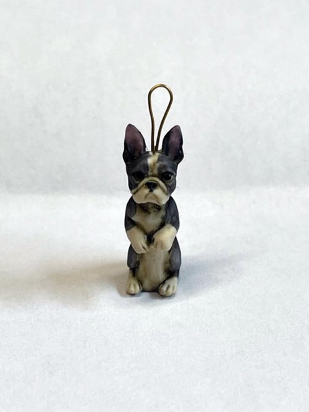 Neil Eyre Eyredesigns Boston Terrier Christmas Tree Ornament Handmade ...