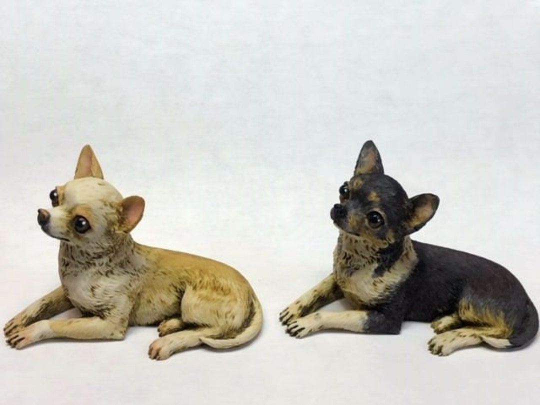 Neil Eyre Artist Eyredesigns Tan Buff Fawn Black Chihuahua Dog Pup ...