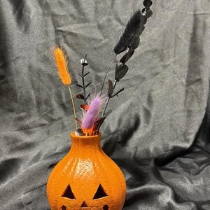 Neil Eyre Designs Halloween Horror Pumpkin Head Face 3D Vase Set Jack-o ...