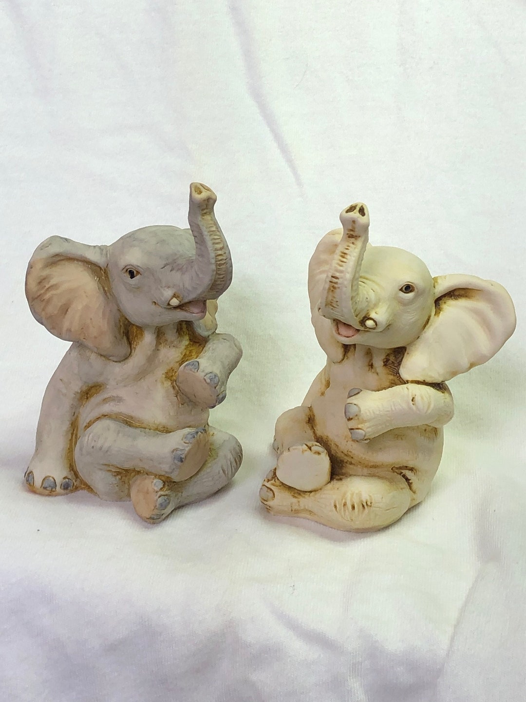 Artist Neil Eyre Eyredesigns Grey Gray or Ivory African Elephant Finish ...