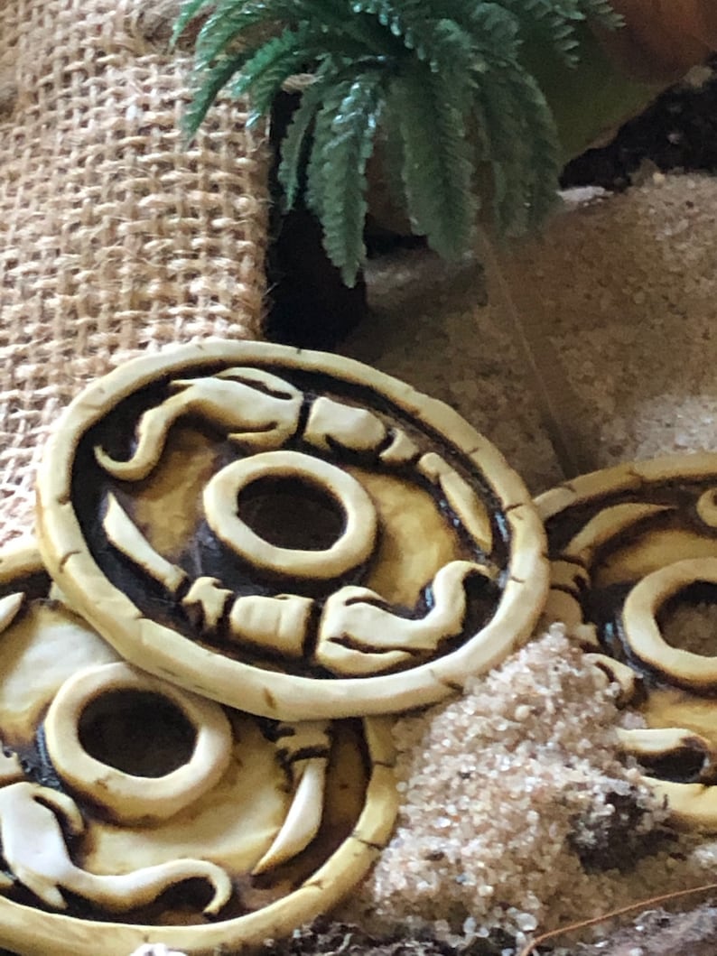 Survivor Fire Token Replica 3 set torch Coins Handmade Fan | Etsy