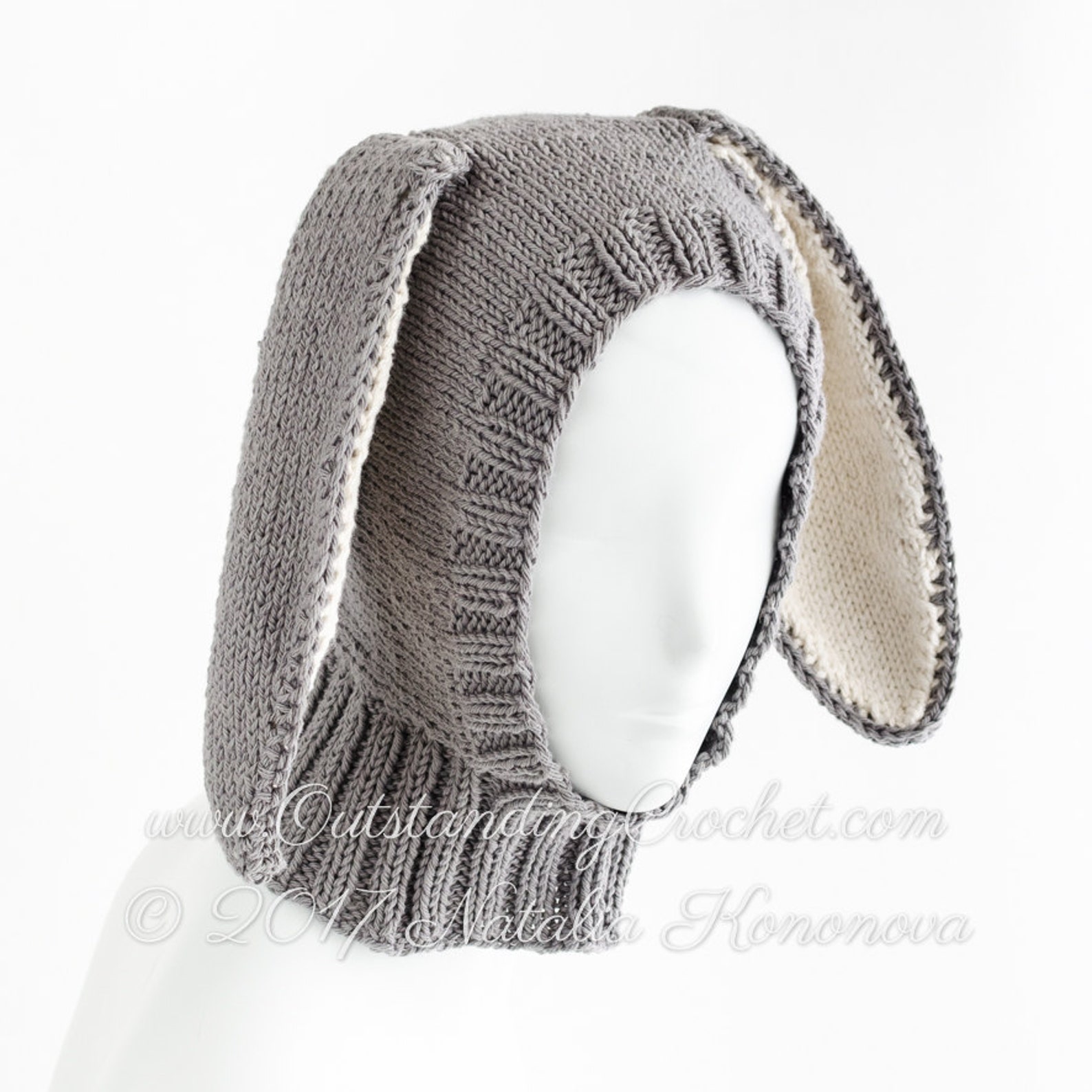 Baby Bunny Hat Knitting PATTERN Bunny Ears Balaclava | Etsy