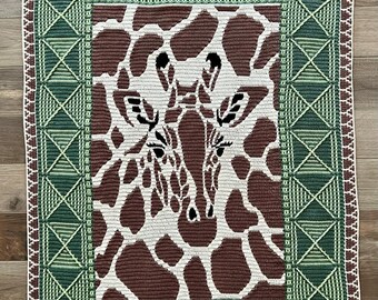 PATTERN Crochet Giraffe Baby Afghan PDF Instant Download - Etsy