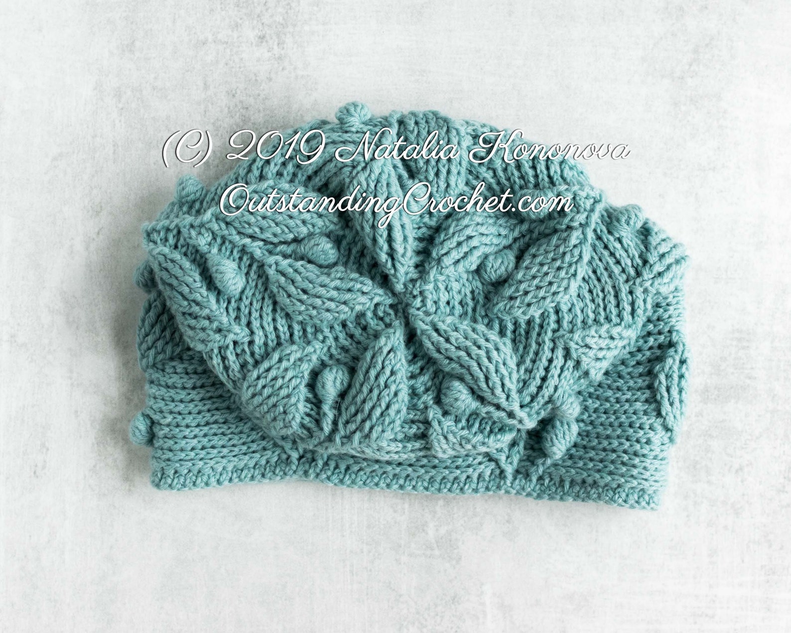 Crochet Hat PATTERN Climbing Vine Beanie Women Girls - Etsy