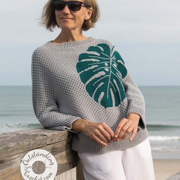 Crochet Monstera - Etsy