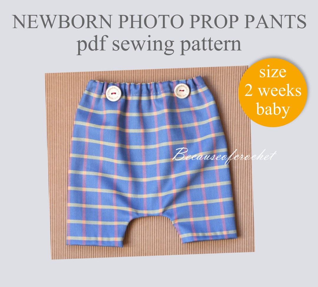PDF Templates and Short Description How to Make a Newborn Prop Pants ...