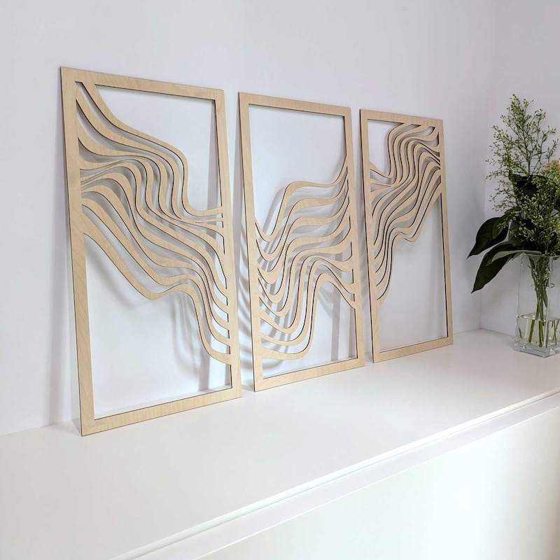 Wood Triptych - Etsy