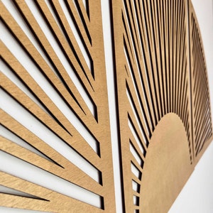 Sun Wall Art, Set of 3 Panels Sunrise Bedroom Decor, Living Room Sunset ...