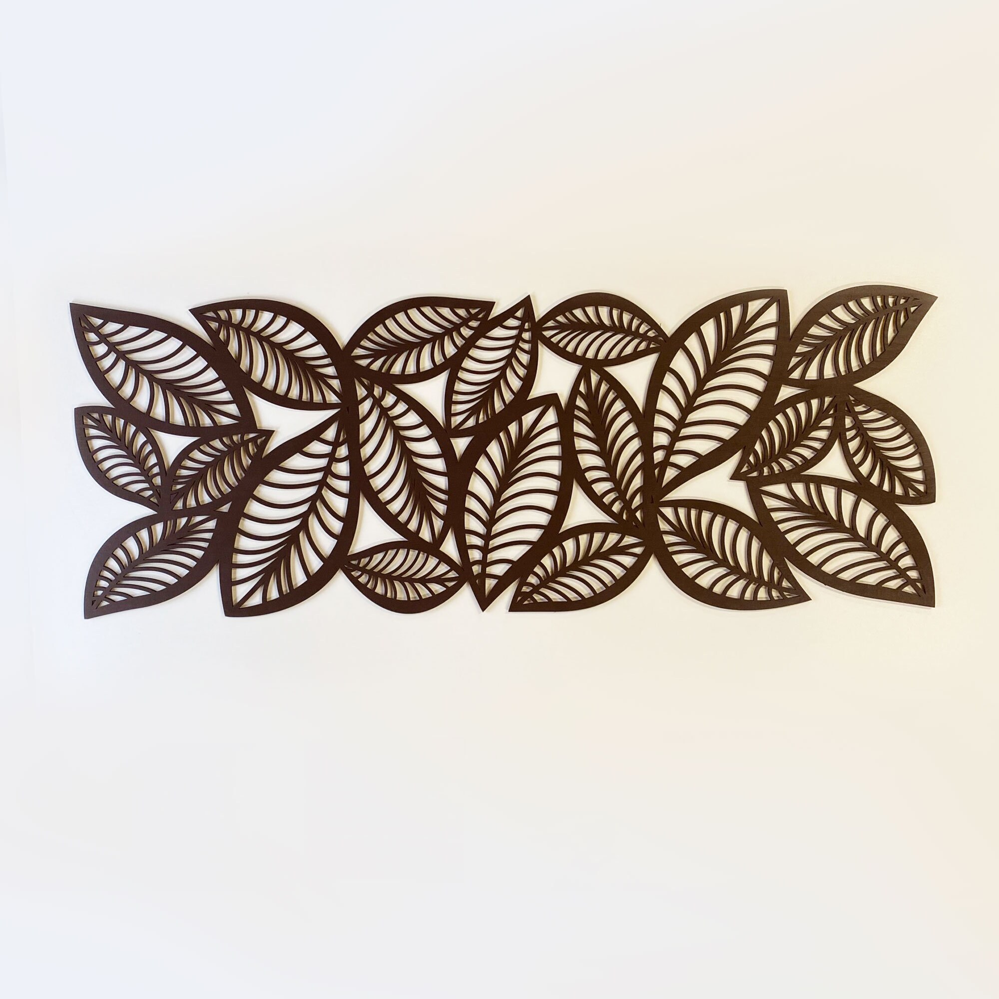 Leaf Wall Decoration / Wood Wall Art With Leaves - Etsy