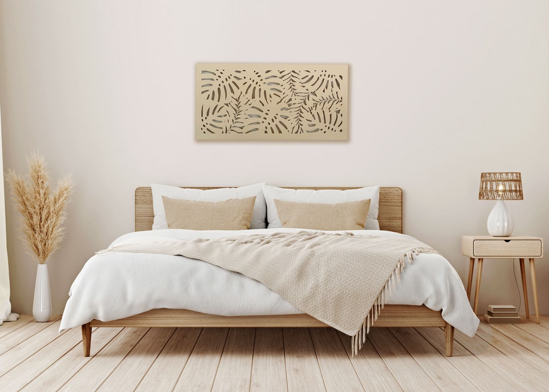 Framed Wooden Art Work MONSTERA 120x60cm Unique Wall Panel - Etsy