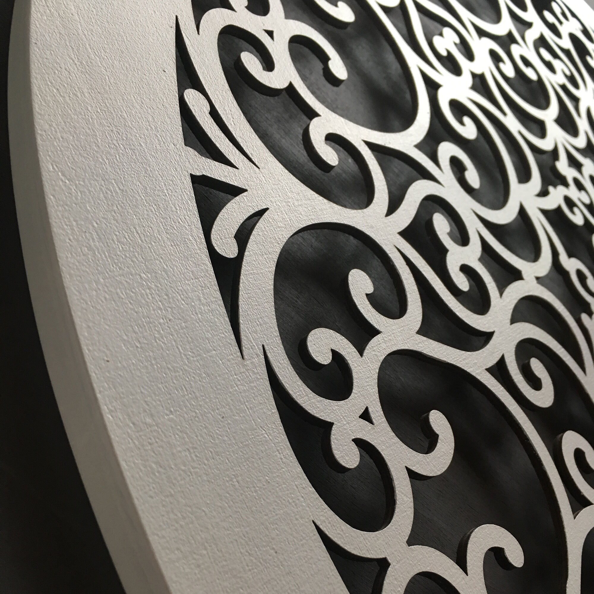 Wall Art Framed FANCY 60cm Wall decor Living Room Art Wood | Etsy