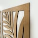 Wooden Palm Leaf Wall Decor, Set of 3 Tropical Leaves Panels, Botanical Wall Art - Etsy