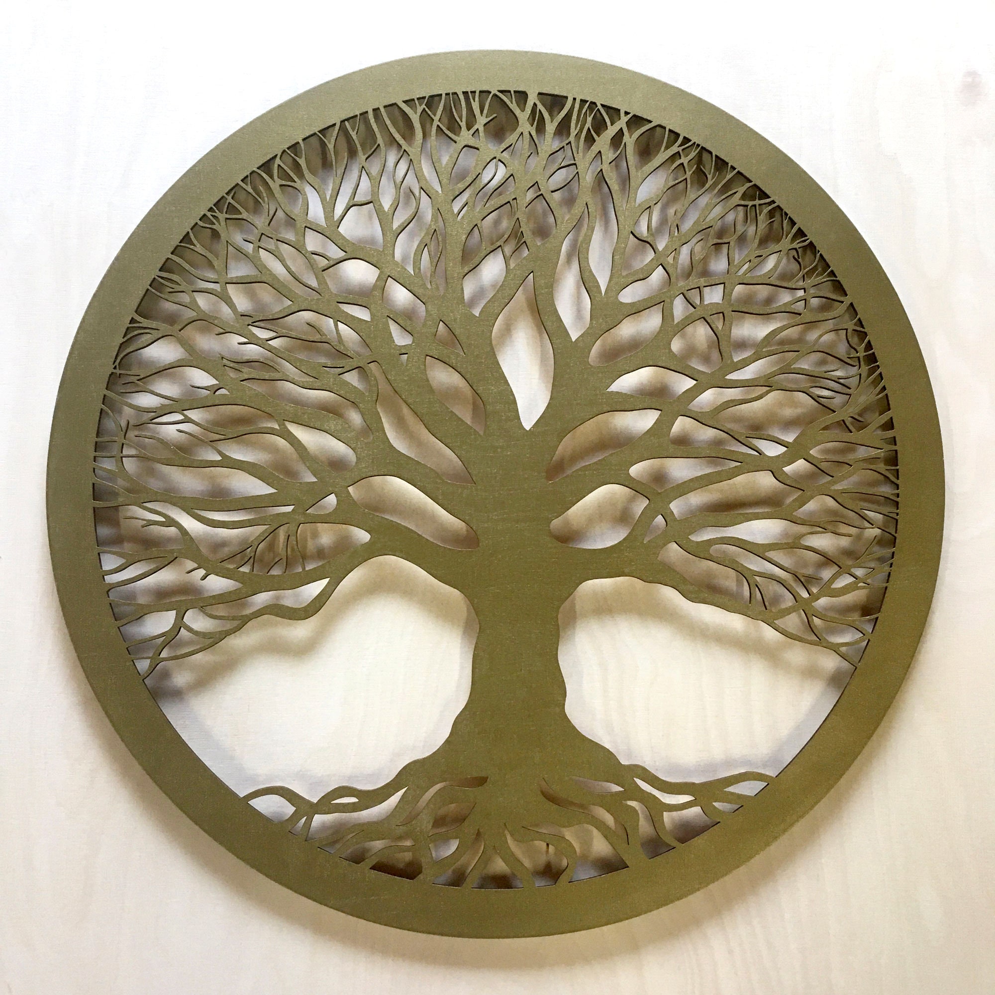 Tree of Life Wall Decor With Wooden Frames Living Room Wooden - Etsy
