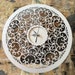 Wooden Clock FANCY 60cm 23 1/2 Inch, Unique Wall Clocks, Silent Clock ...