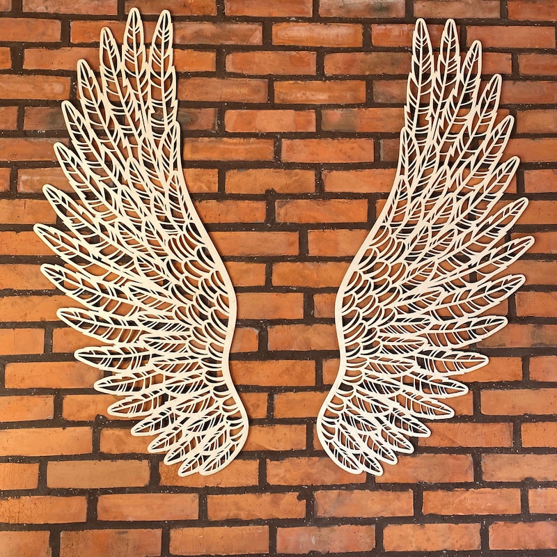Angel Wings Wall Decor - Etsy