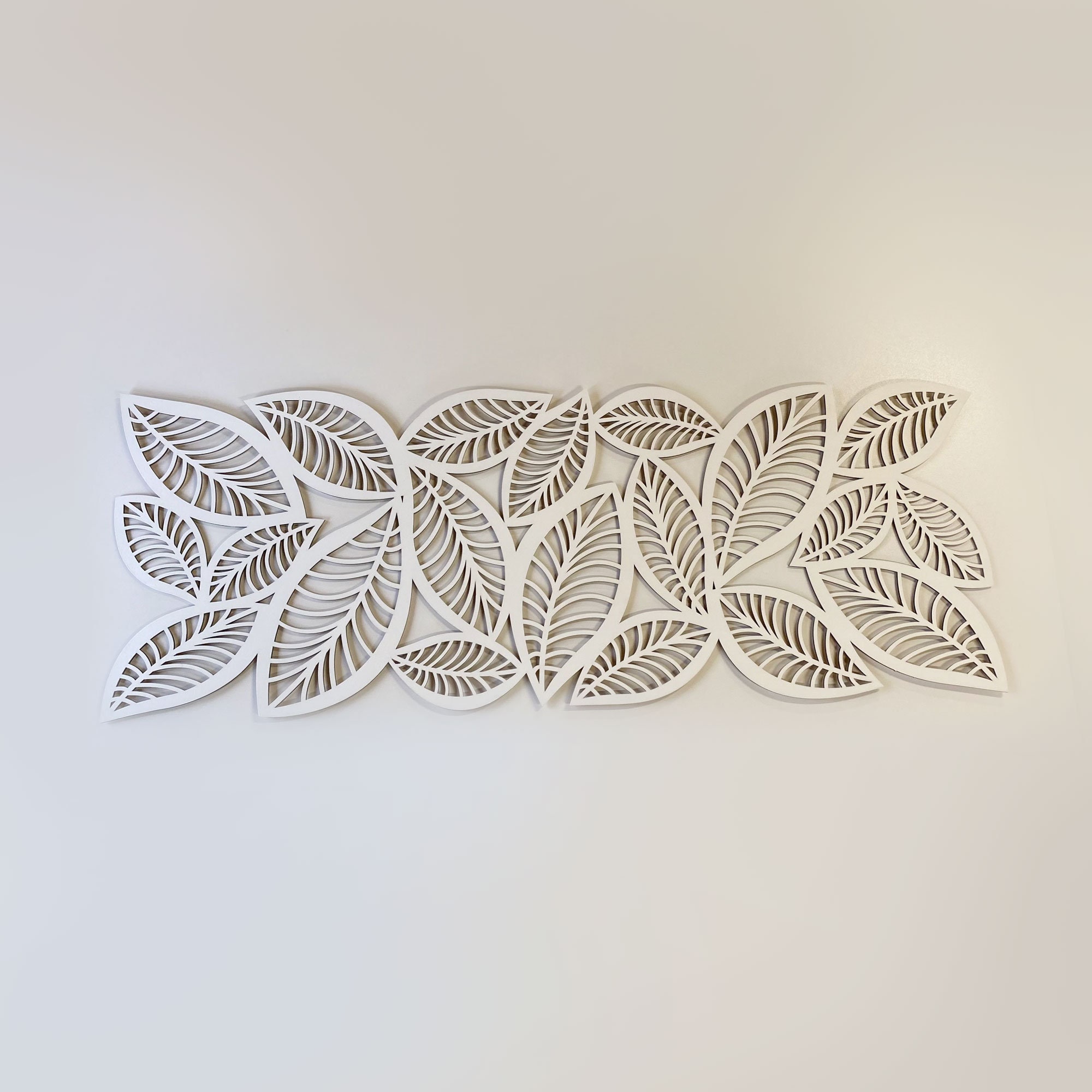 Leaf Wall Decoration / Wood Wall Art With Leaves - Etsy