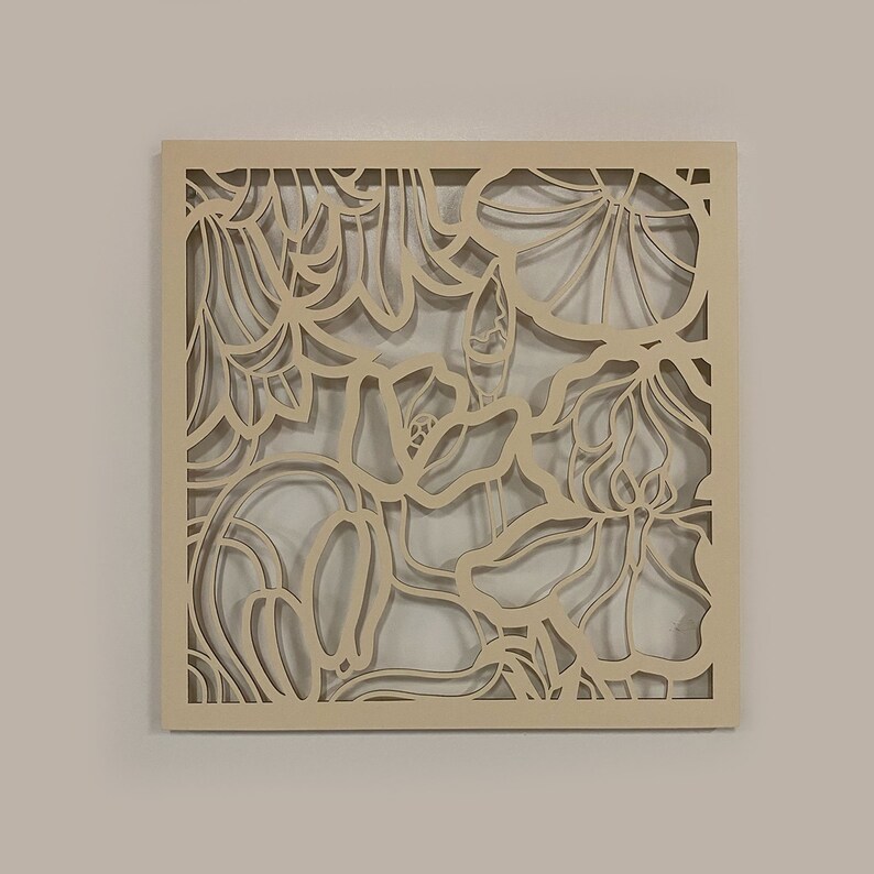 Wooden Wall Decor Decorative Panels With Wooden Frames Set - Etsy