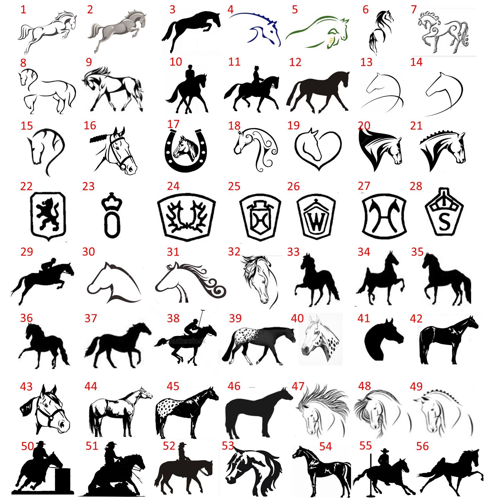 SALE Custom Personalized Hand-painted and Engraved Horse - Etsy