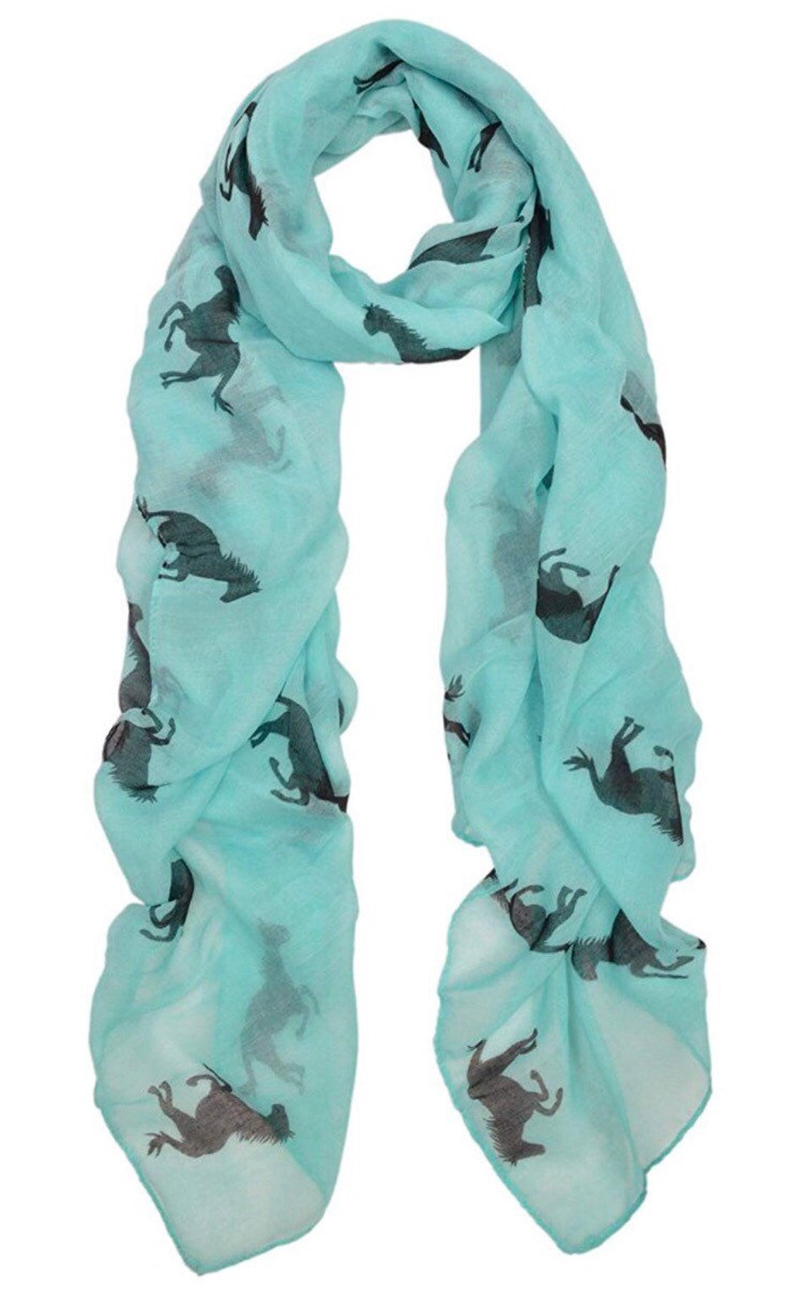 Equestrian Scarf and Scarves With Horse Patterns - Etsy