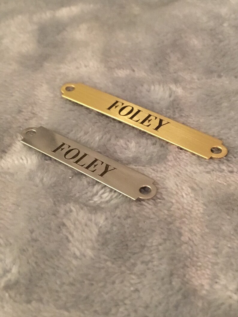 Custom Personalized Engraved Nameplates for Bridles - Etsy