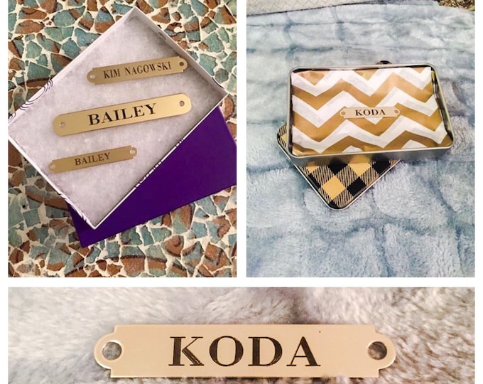 Personalized Engraved Nameplates for Bridles, Martingales, Halters and ...