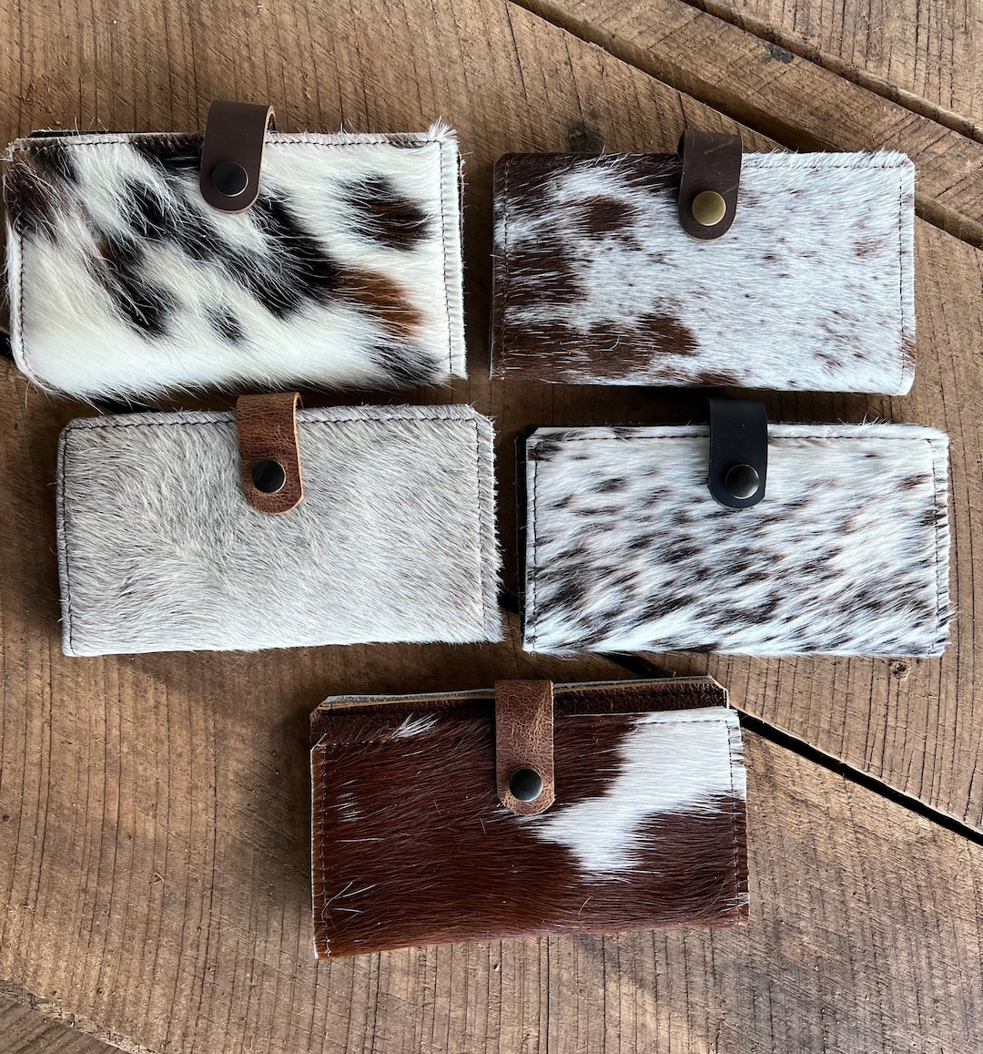 Cowhide Wallets! - Etsy