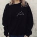 Killer Whale Orca Embroidered Black Jumper | Etsy