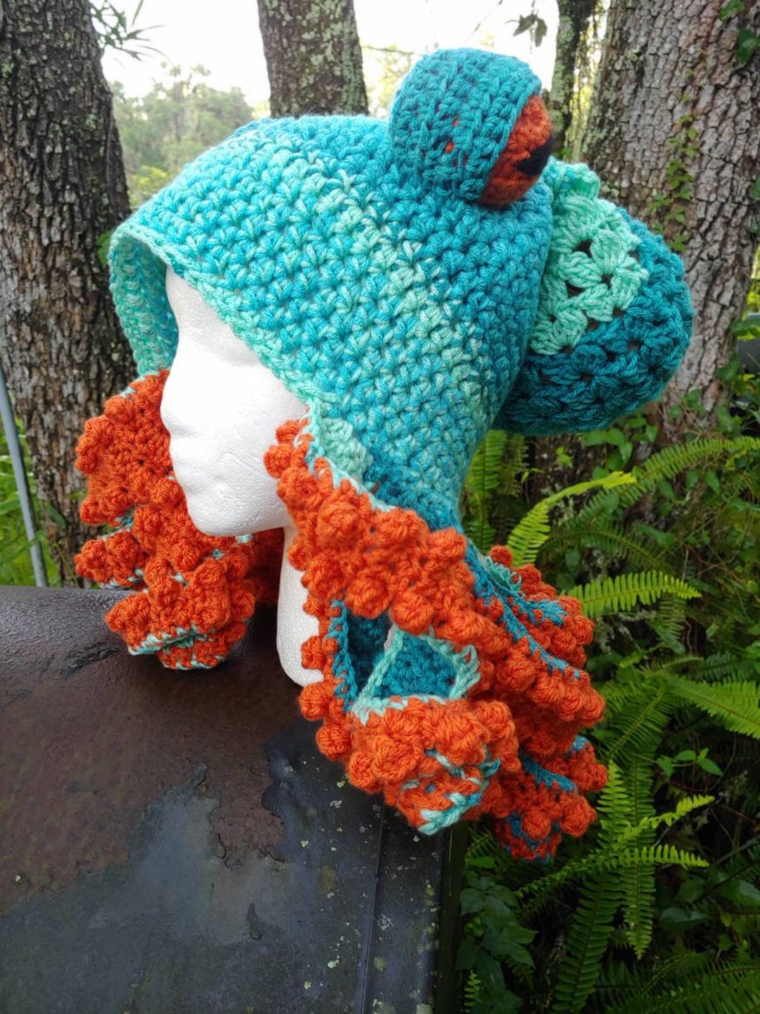 Handmade Twisted Kraken Beanie - Unique Kraken Themed Octopus Hat With ...