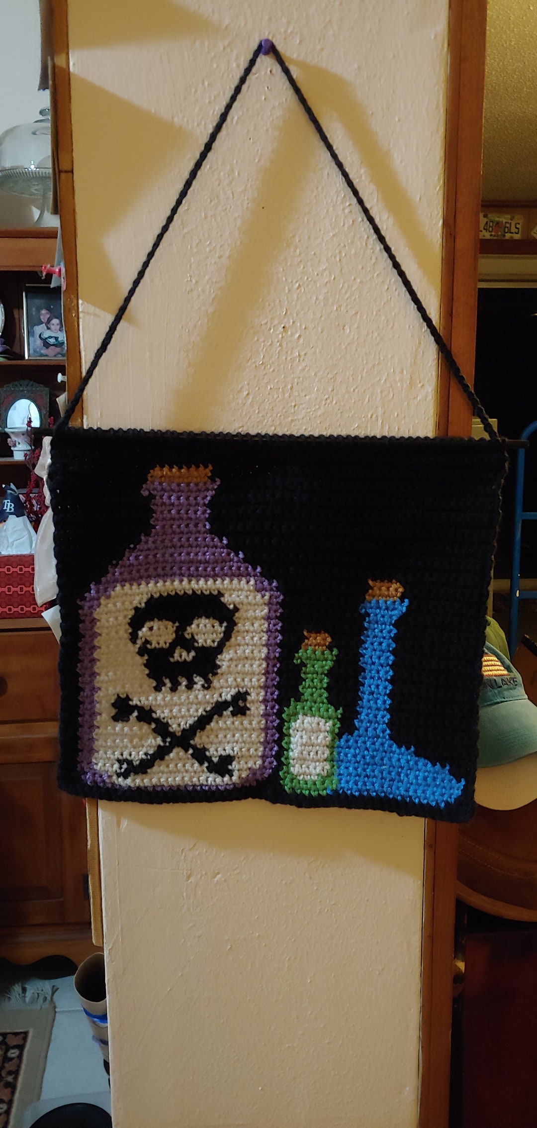 Halloween Wall Hanging Potions Halloween Decoration - Etsy