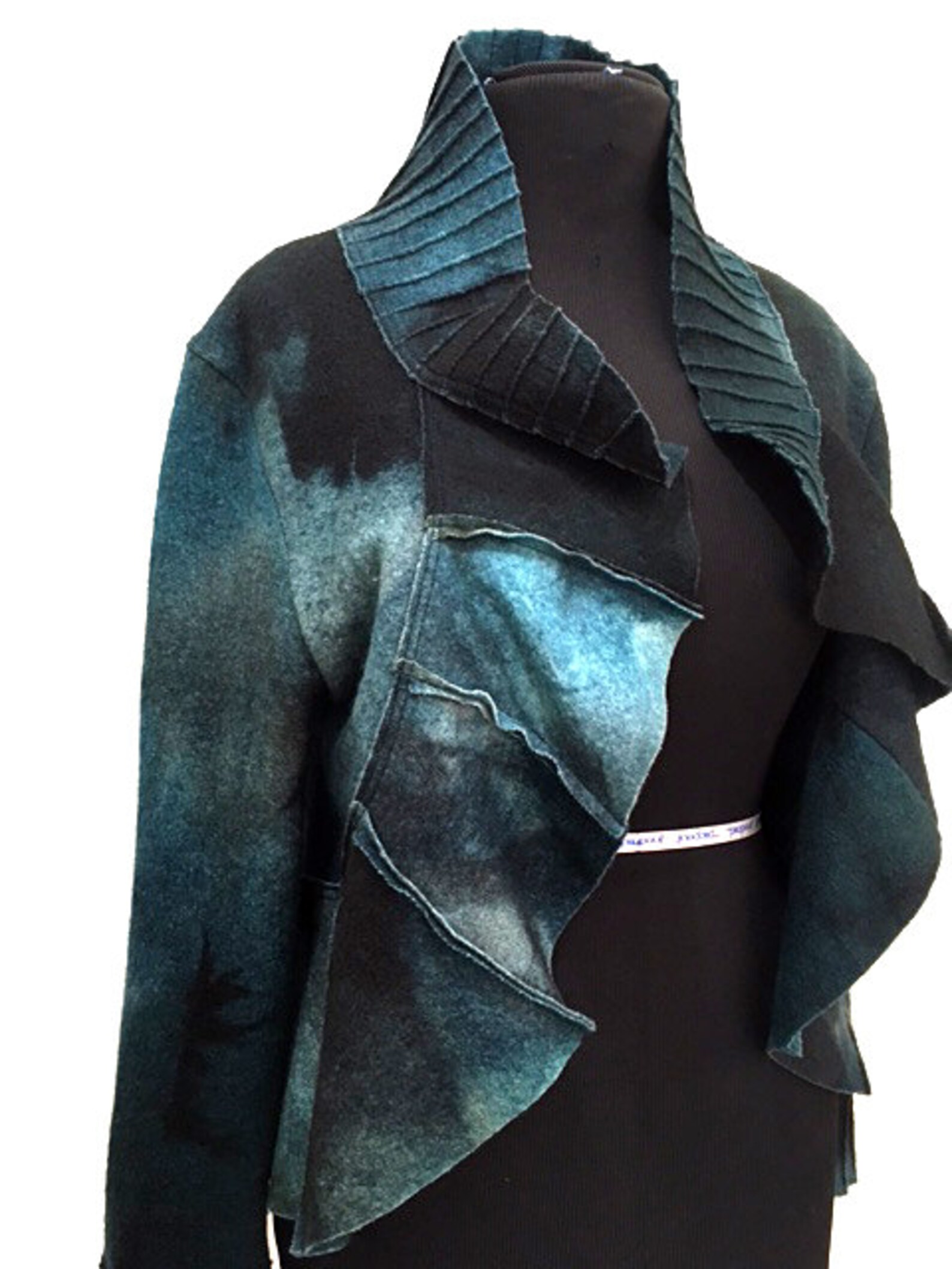 Colorful Wool Coat Multicolor Knitted Jacket Amazing Blazer - Etsy