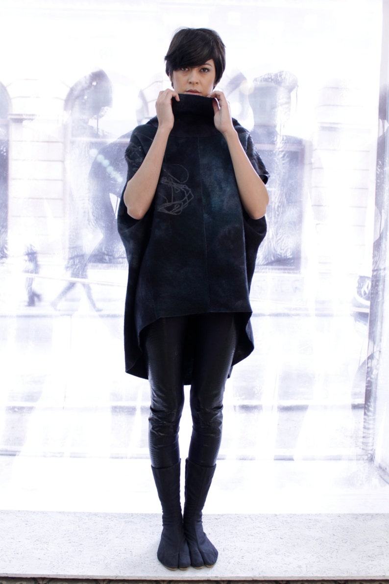 Oversized Sweater, Cocoon Dress, Wool Cape, Cocoon Coat, Cocoon Sweater ...