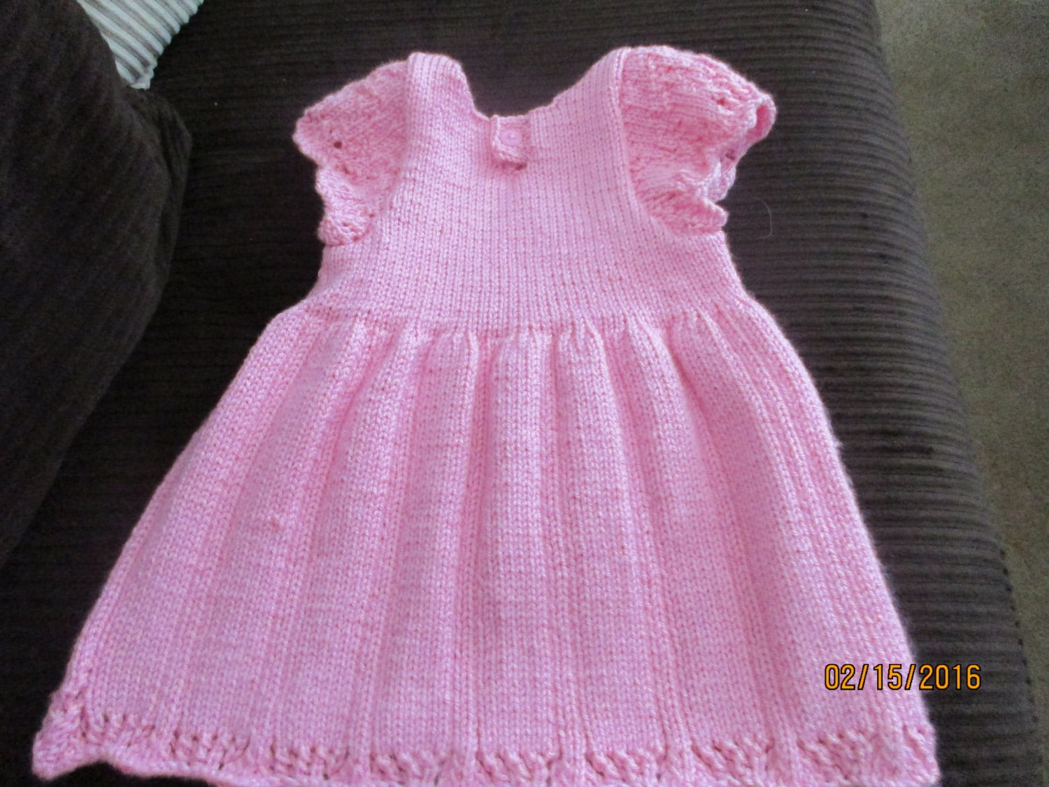 Knitted Baby Dress - Etsy