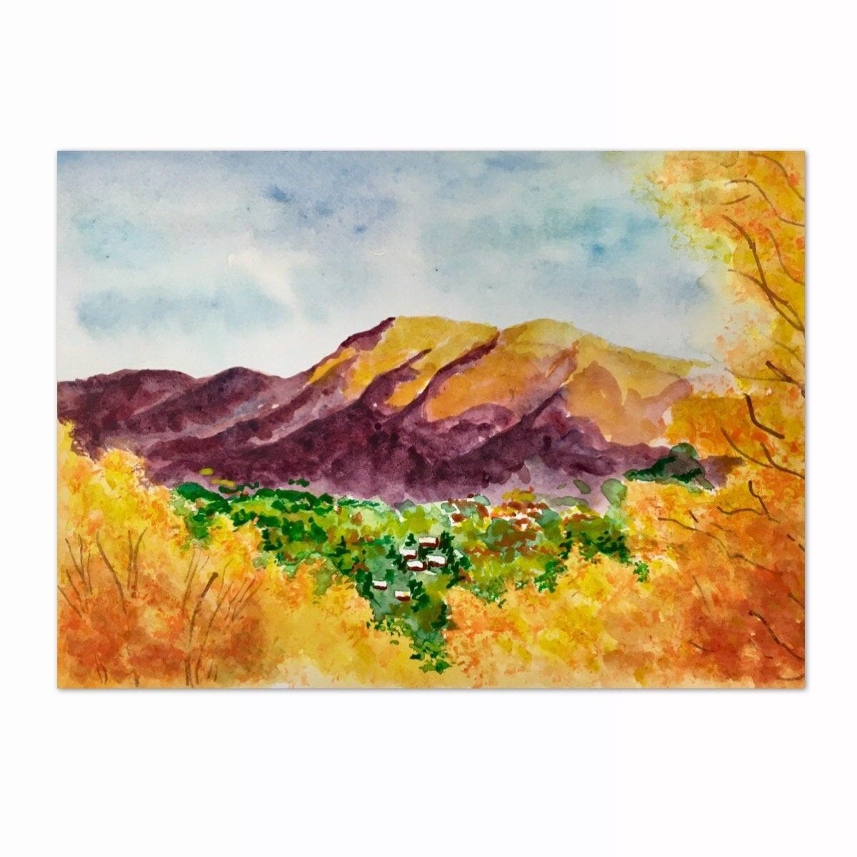 Prints of Colorado Mountain Watercolor Paintings - Etsy