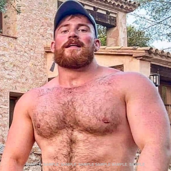 Shirtless Hairy Etsy