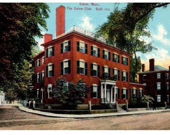 Salem Massachusetts Postcard - Etsy