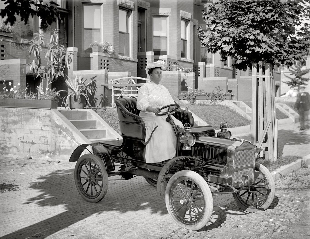 Vintage 1905 Maxwell Model L Tourabout Early Automobile Matted ...