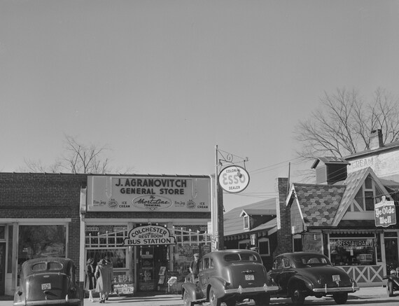 1940 Main Street Bus Station Agranovitchs General Store | Etsy