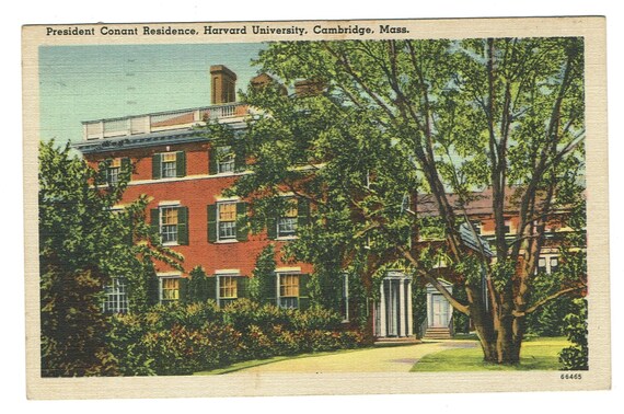 1941 Postcard Harvard University President Conant | Etsy