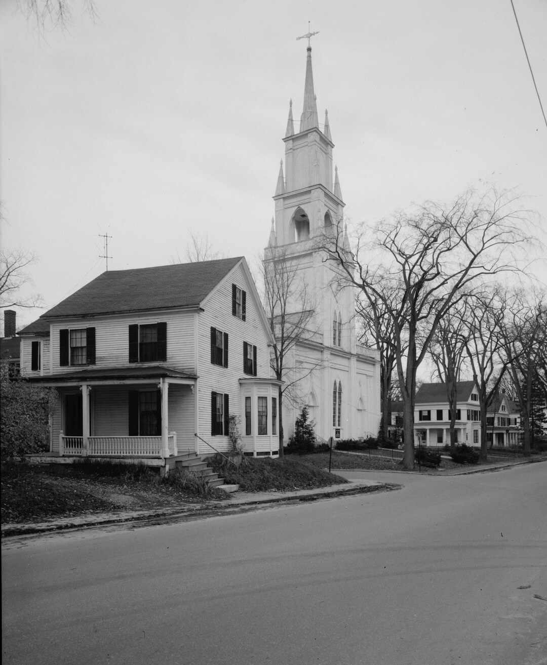 Matted Photograph 8x10 1969 Winter Street Church, 880 Washington Street, Bath, Maine ME - Etsy