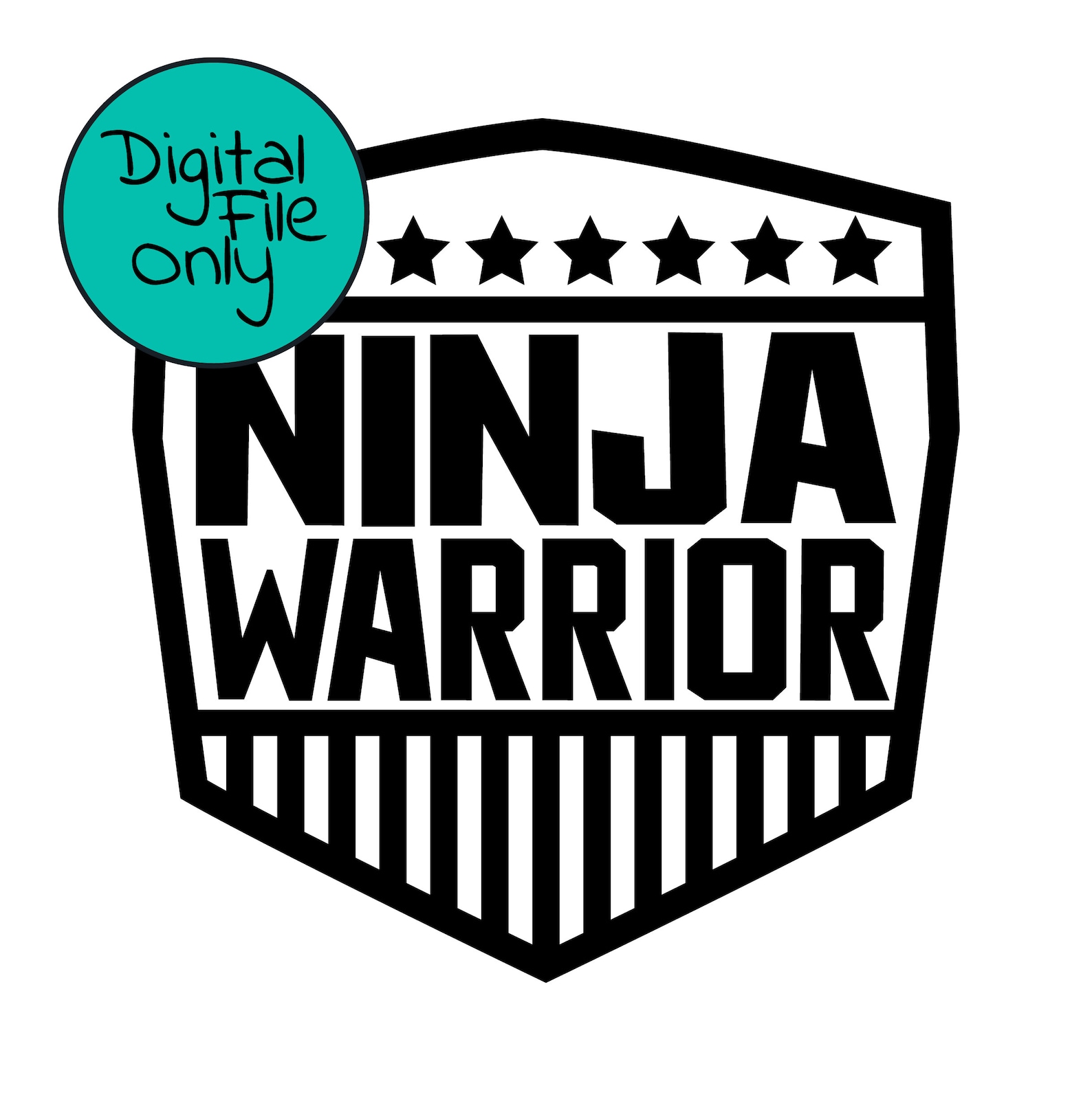 Ninja Warrior Design Pack - Digital Files for Cricut, Silhouette - T ...