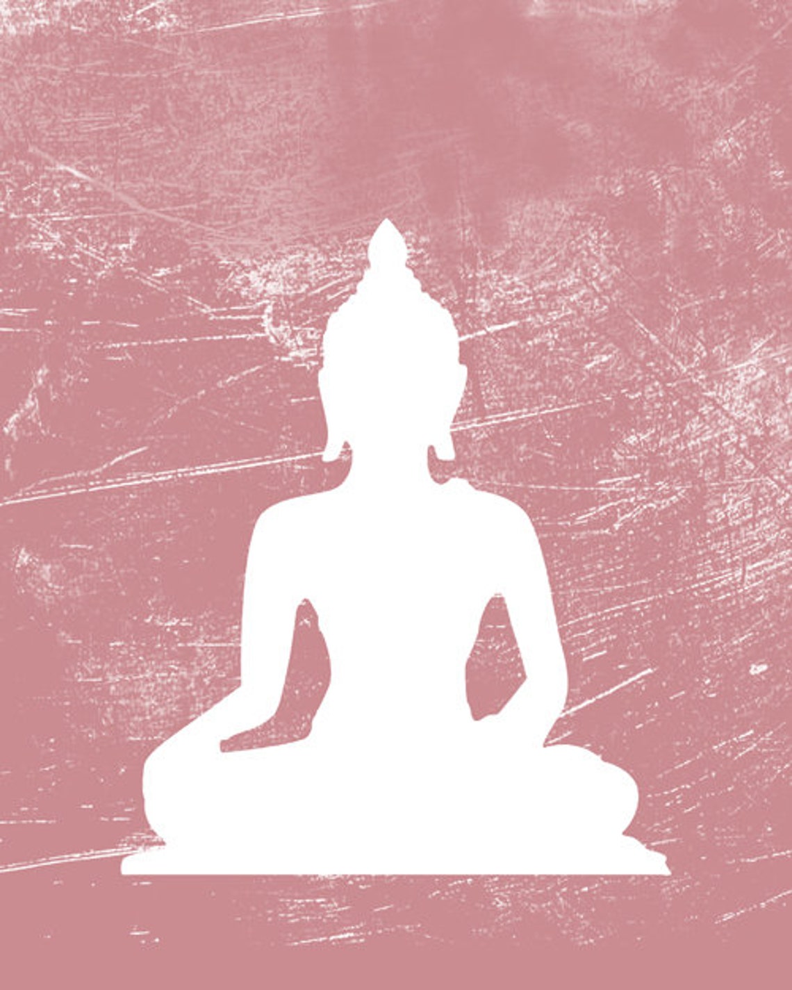 Namaste Print Set of 4 Zen Wall Art, INSTANT DOWNLOAD, Meditating ...