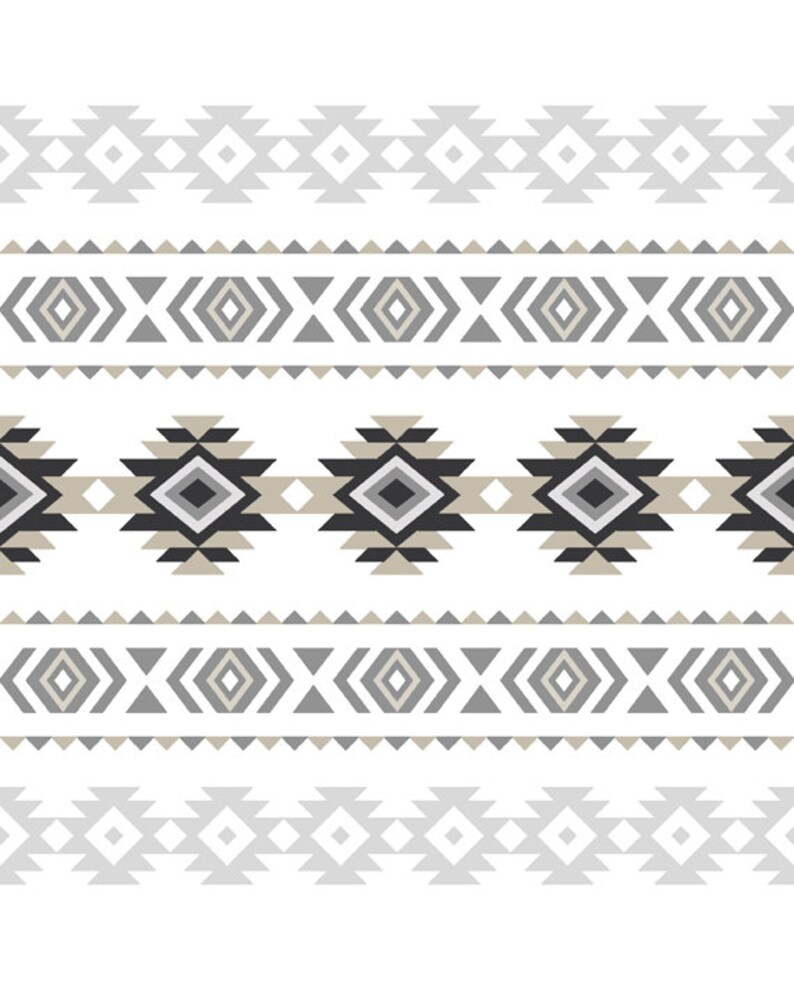 Aztec Wall Print, Printable Modern Home Decor, Geometric, Aztec Pattern ...