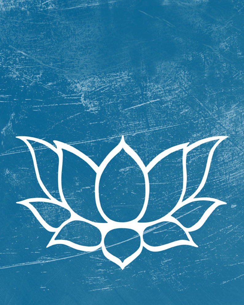 Yoga Wall Art, INSTANT DOWNLOAD, Navy Blue Namaste Set, Meditating ...