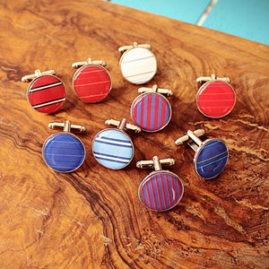 Football Team Colours Cufflinks. Man United. Man City. Spurs. Arsenal ...