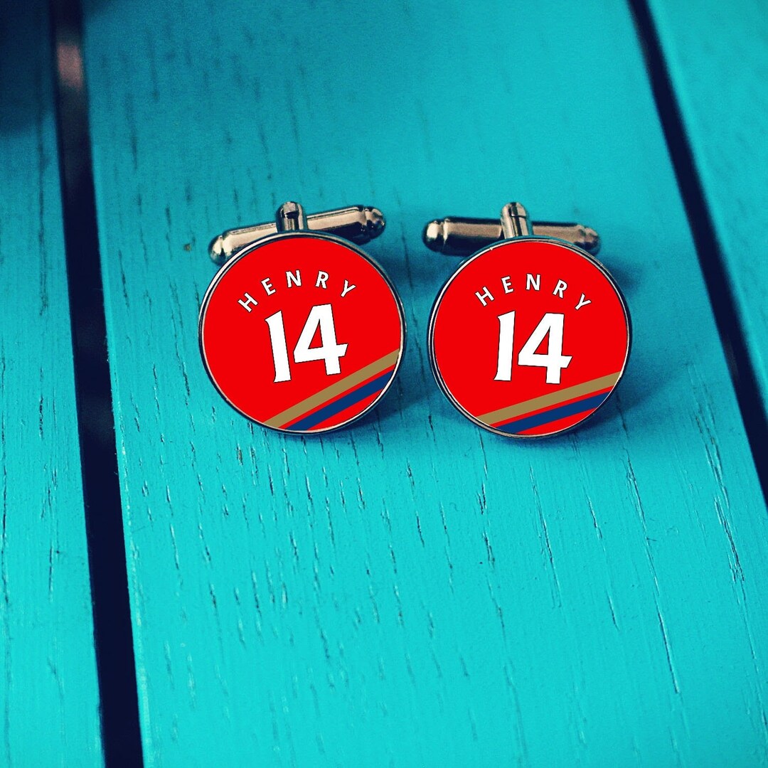 Arsenal Football Shirt Cufflinks. Emirates Stadium. Highbury. Gift for ...