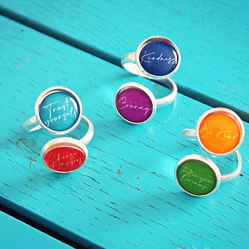 Quote Rings - Etsy