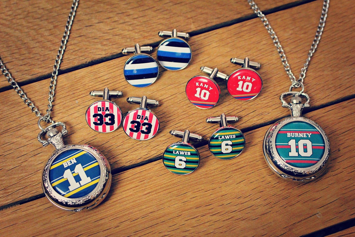 Arsenal Football Colours Pocket Watch. Gunners. Personalised - Etsy