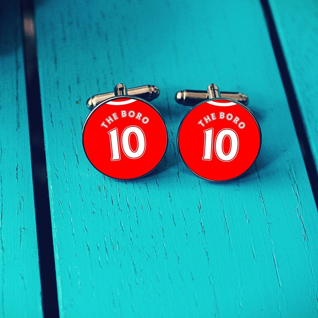 Middlesbrough Football Shirt Cufflinks. Riverside Stadium. Gift for ...