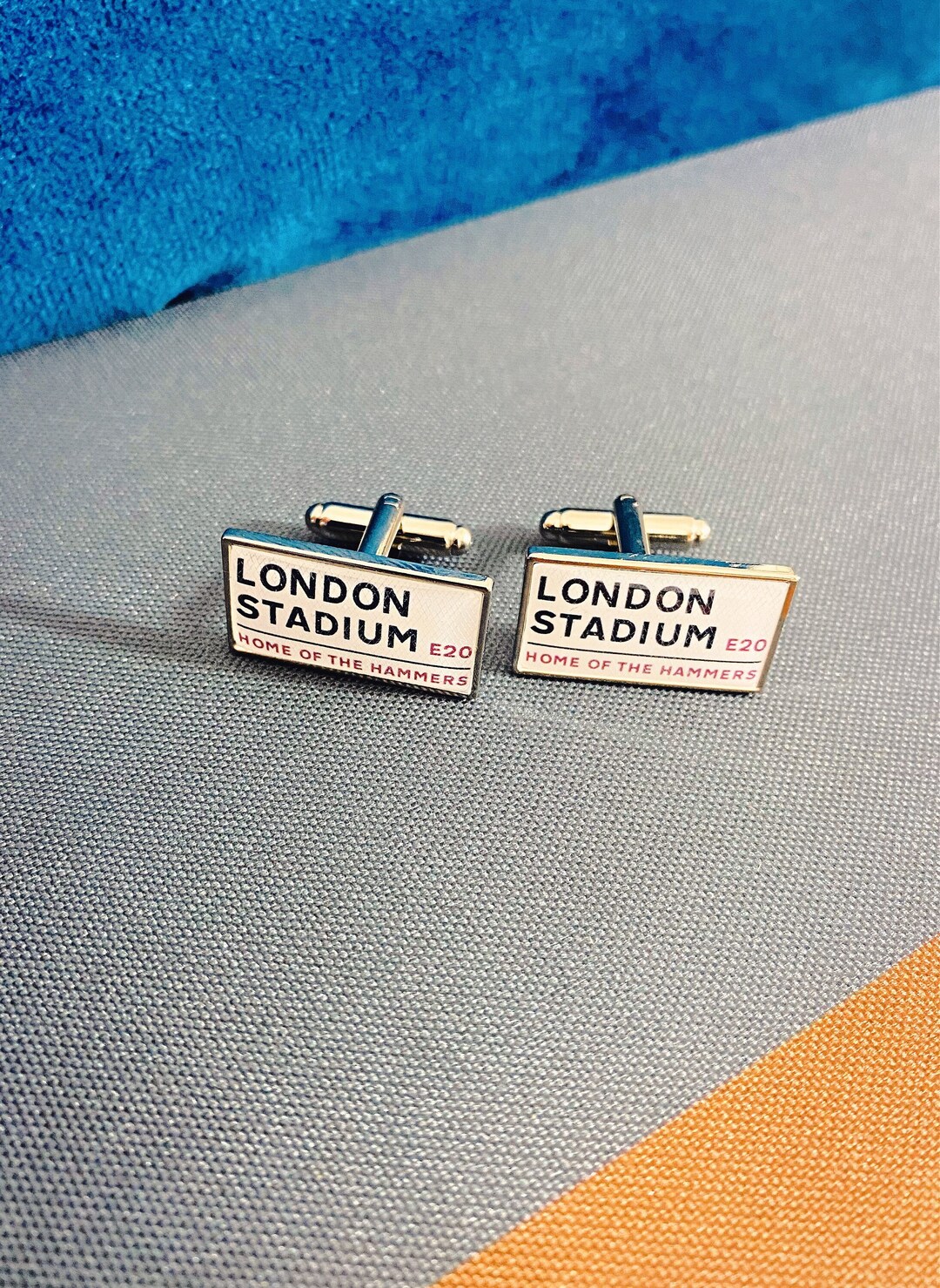 West Ham Football Stadium Cufflinks. London Stadium. Boleyn Ground ...